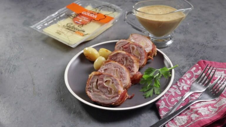 Delicioso solomillo relleno de jamón y queso al horno: la receta ...