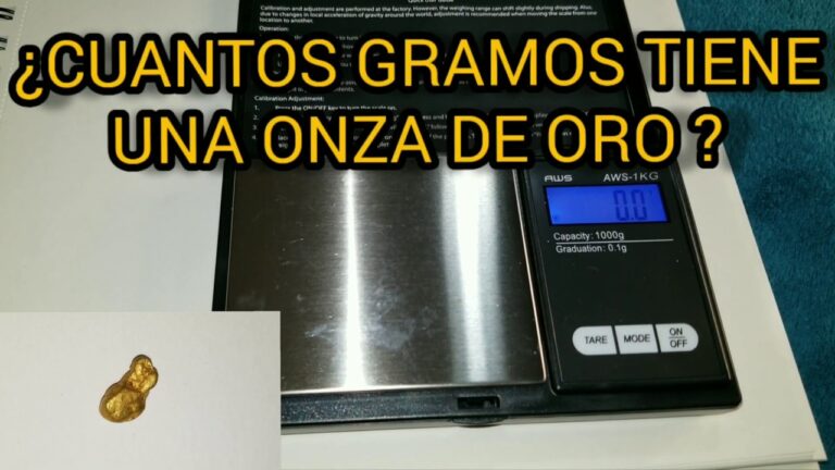 Equivalencia en Gramos de una Onza de Oro: Todo lo que Necesitas Saber ...