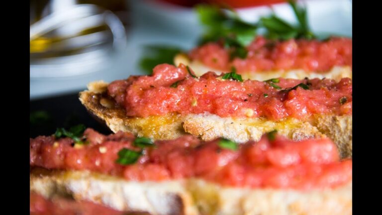 ¡Prepara la receta perfecta de tostada con tomate y jamón serrano aquí ...